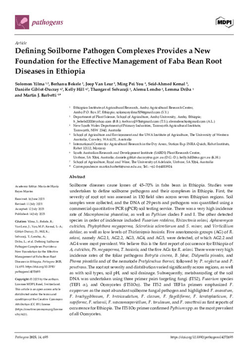 Defining Soilborne Pathogen Complexes Provides a New Foundation for the Effective Management of ...